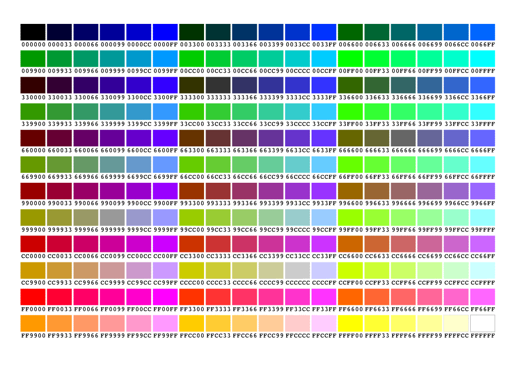 Websafe Color Chart Web Safe Colours Cmyk Color Chart - vrogue.co Websafe Color Chart Web Safe Colours Cmyk Color Chart - vrogue.co
